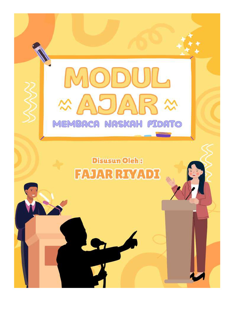 Modul Ajar Bindo Membaca Pidato | PDF | Karier & Perkembangan | Seni & Disiplin Bahasa