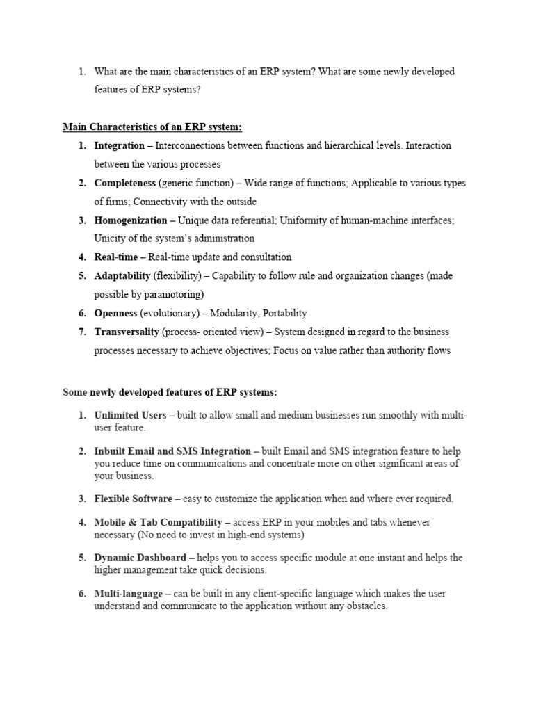 Enterprise Resource Planning - ERP Systems | PDF | Enterprise Resource Planning | Business