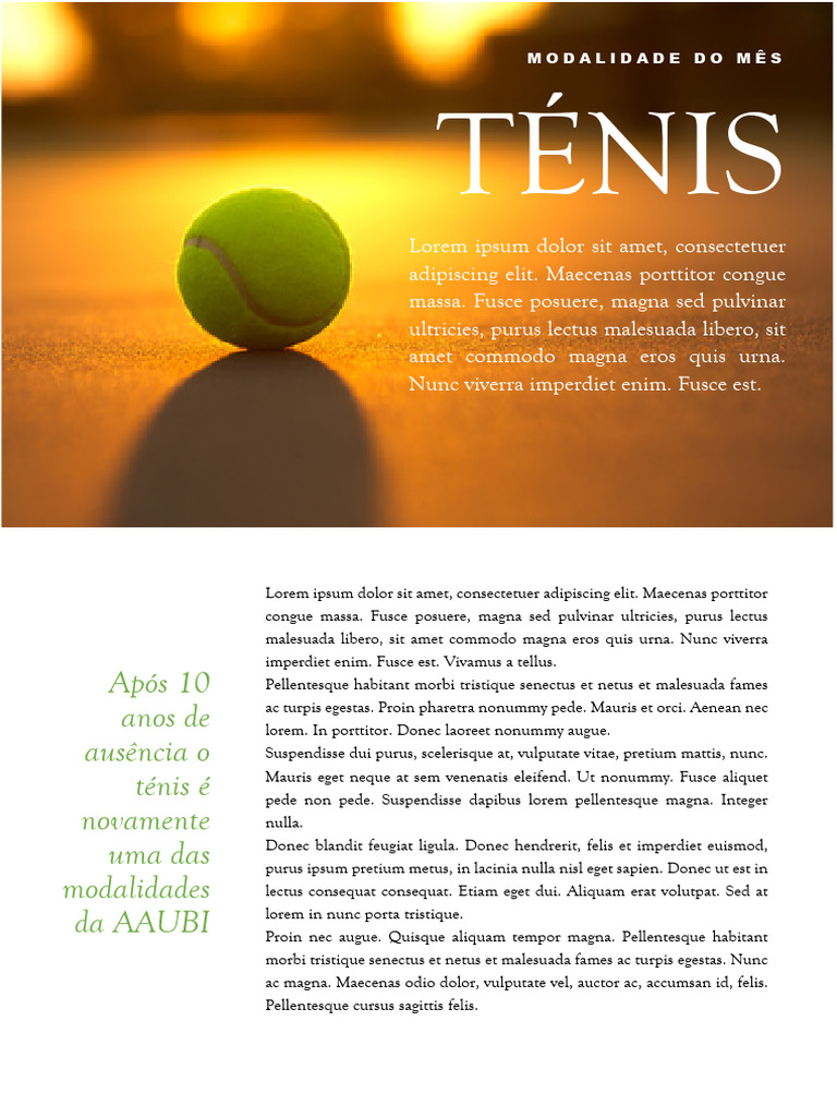 Tenis | PDF