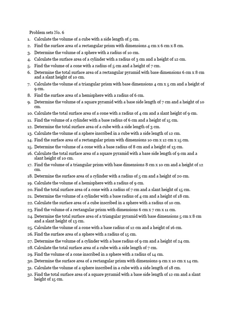Math 110 Prob Sets 7 SOLID | PDF | Sphere | Area
