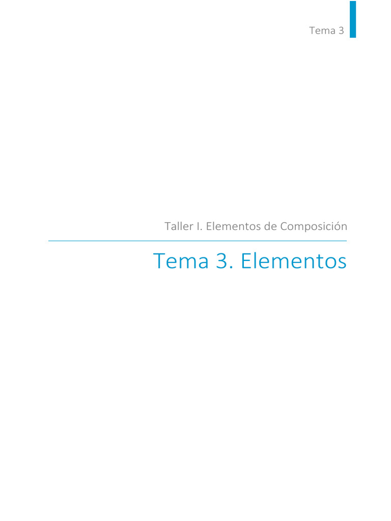 Tema 3 Elementos | PDF | Color | Simetría