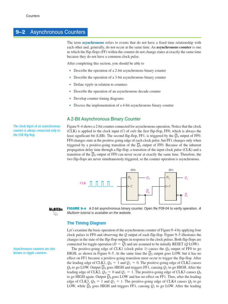 Asynchronous Counters Overview | PDF | Digital Electronics | Electronics