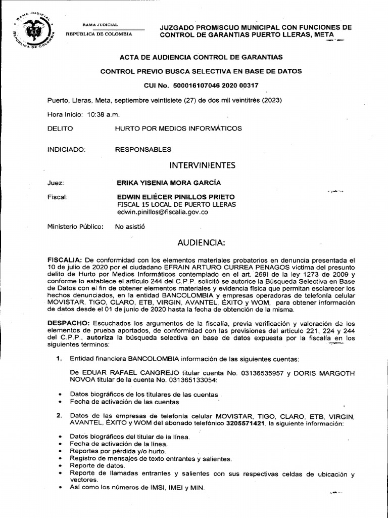 Acta 2020 00317 | PDF