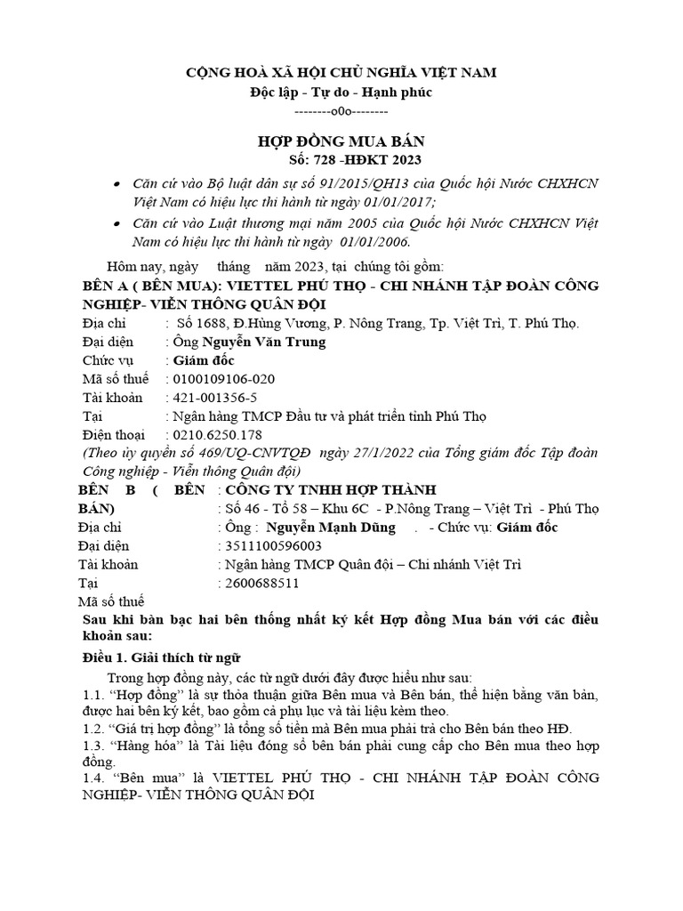 1.hop Dong Mua Ban 241023 | PDF