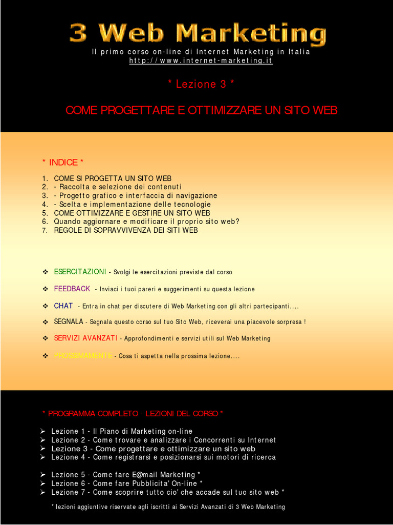 3WM Lezione 3 | PDF