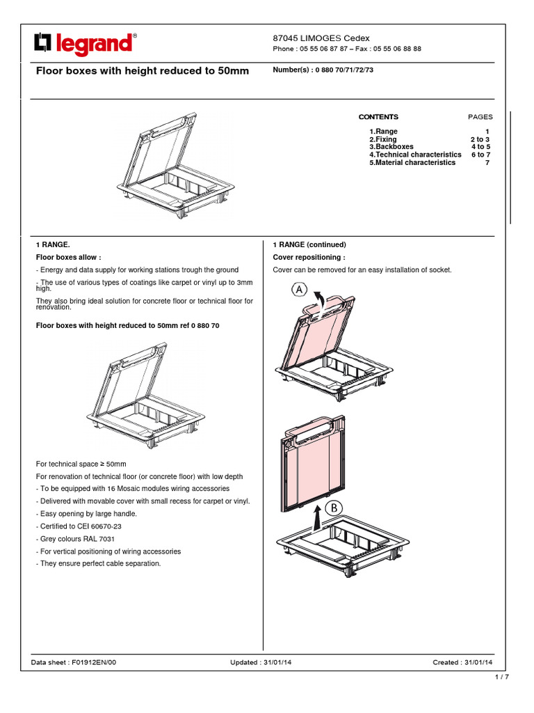 Legrand Caixa-Baixa | PDF | Ac Power Plugs And Sockets | Insulator (Electricity)