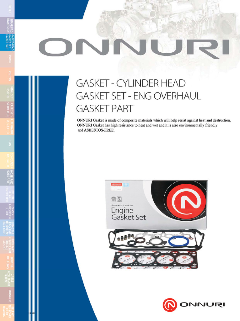 Gasket Onnuri | PDF