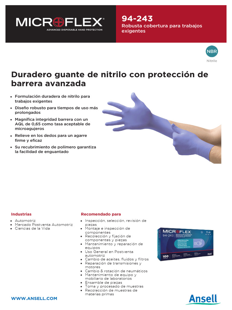 Microflex-94-243 Pds Co | PDF