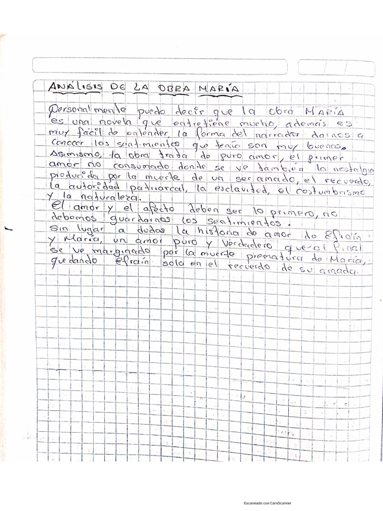 MARIA Y EFRAIN - OBRA | PDF