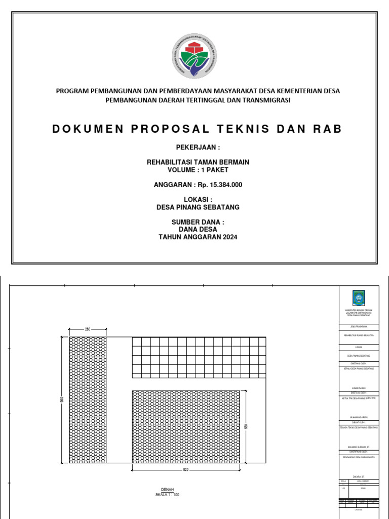 Rab Rehab Taman Bermain | PDF