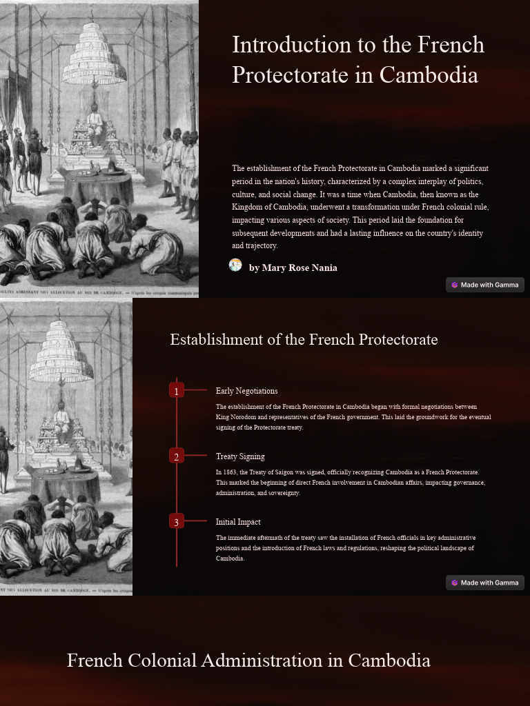 Introduction-to-the-French-Protectorate-in-Cambodia | PDF | Political ...