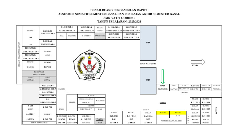 Denah Ruang Rapot | PDF