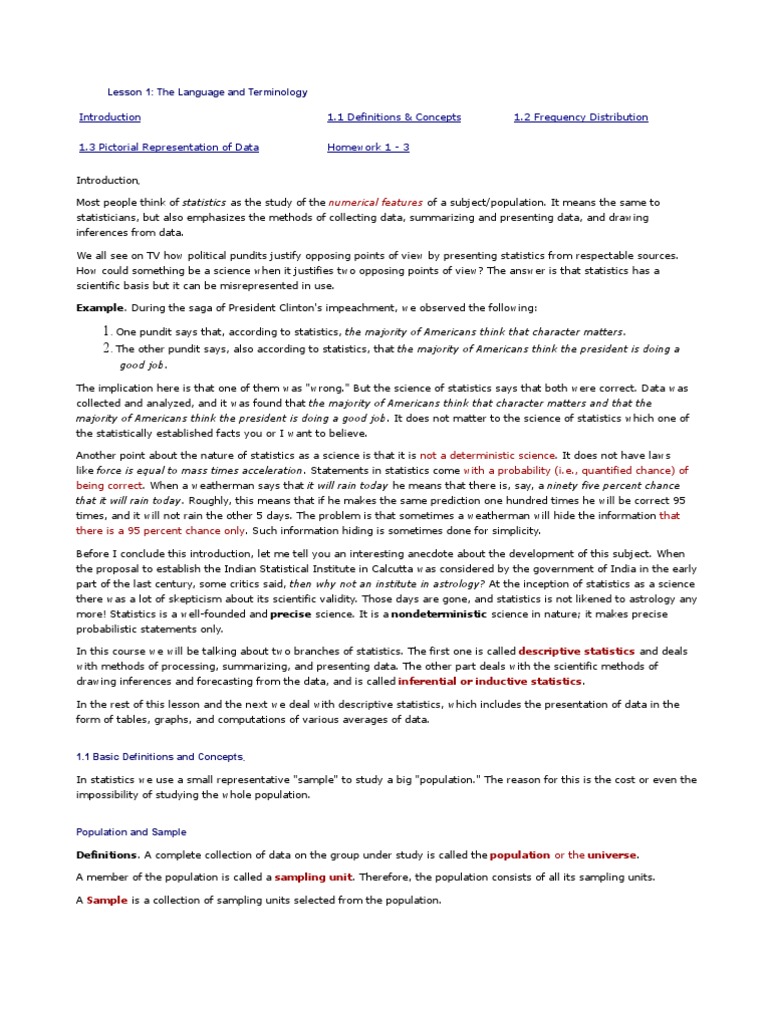 Elementary Statistics 3 | PDF | Career & Growth | Self-Improvement