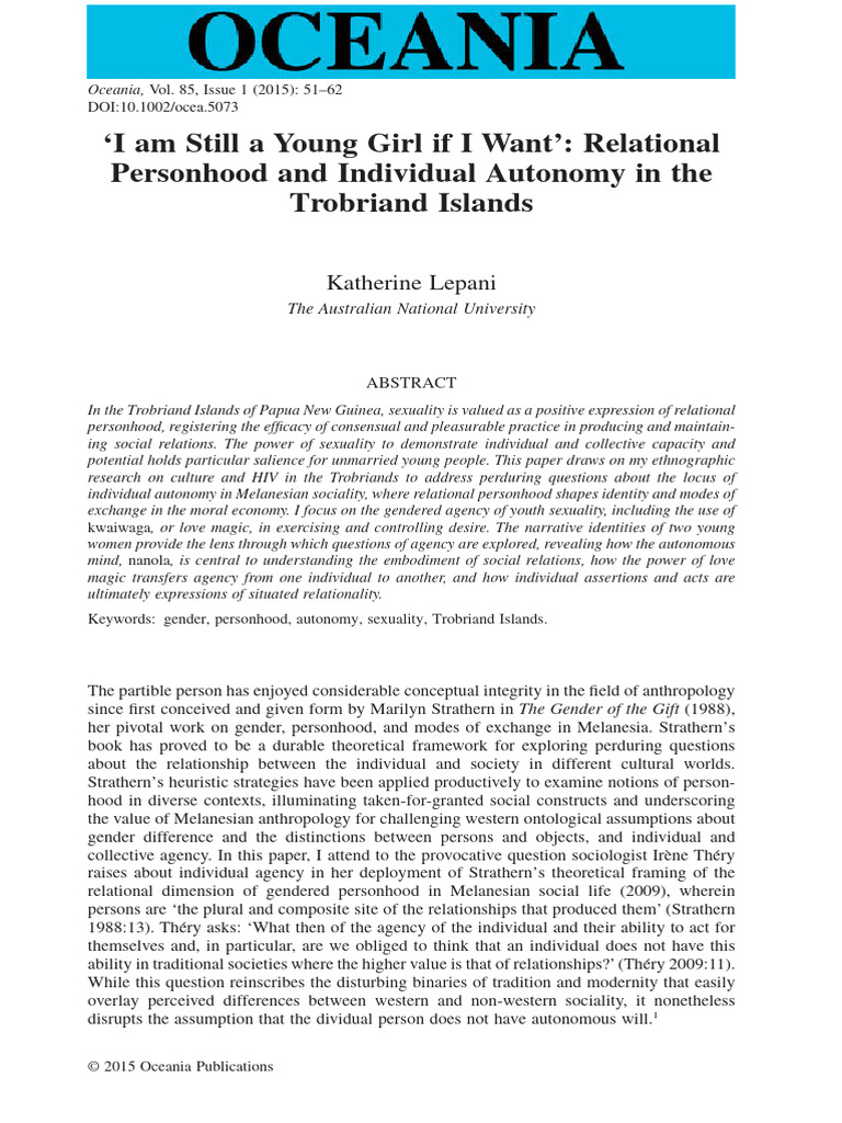 Anda sou uma garota- Lepani | PDF | Marriage | Autonomy