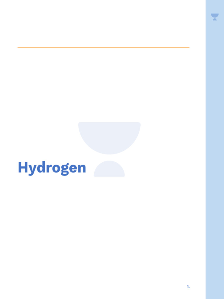 Hydrogen | PDF | Hydride | Hydrogen