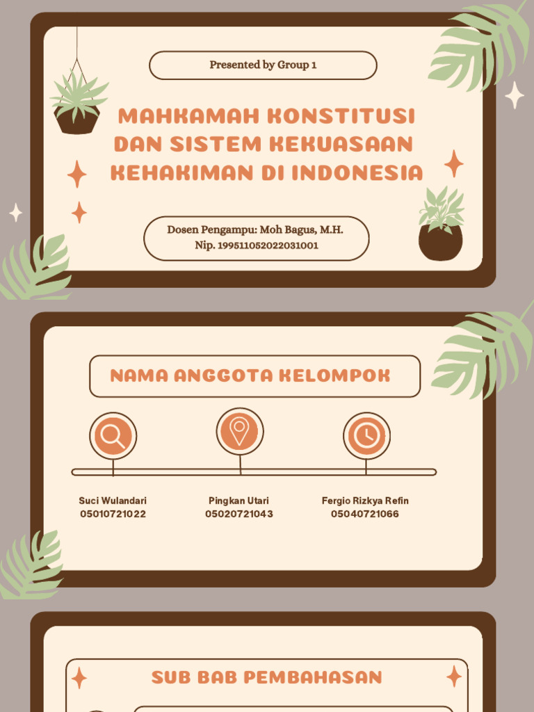 Hukum Acara MK - Kel 1 | PDF