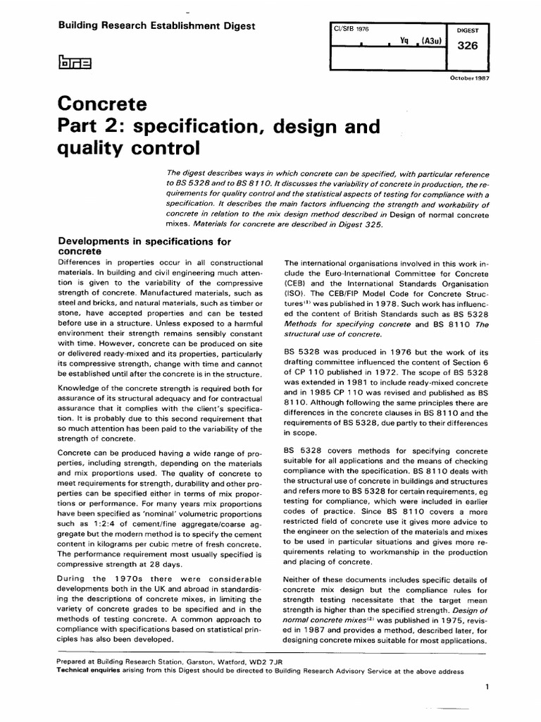 BRE Digest 326 | PDF