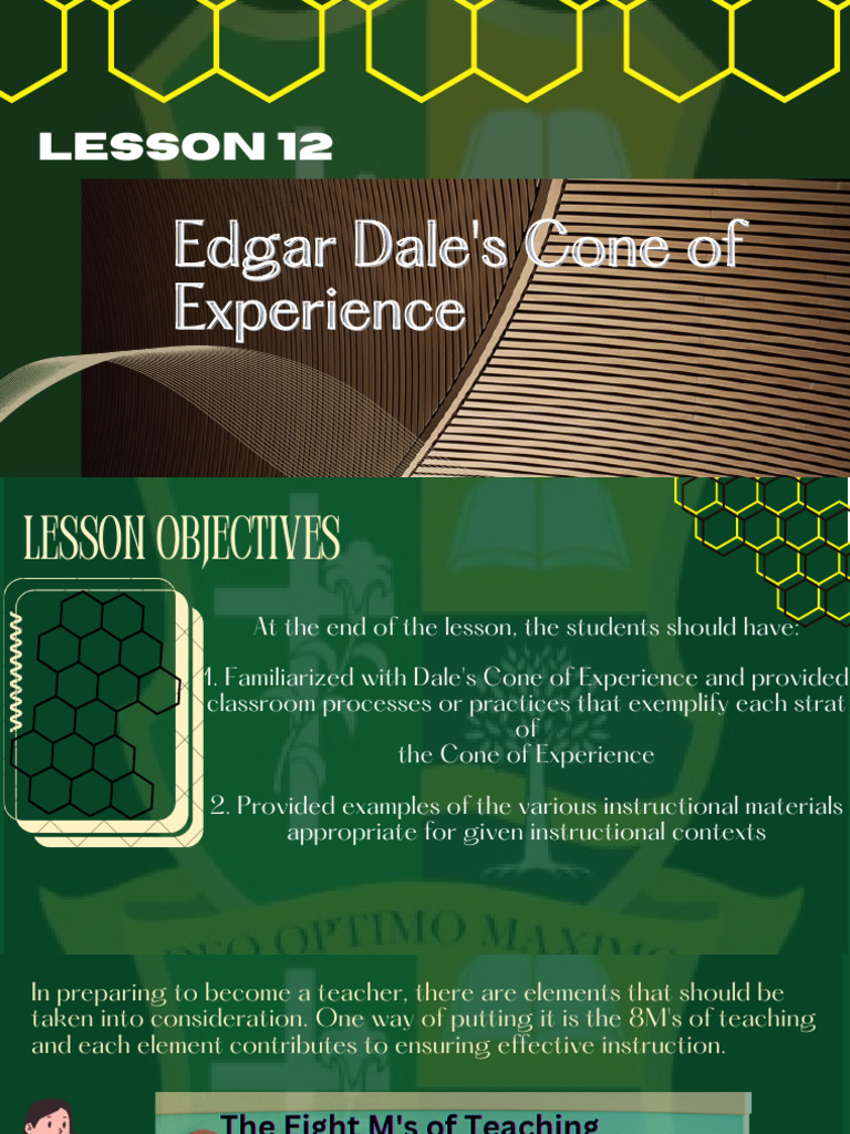 Edgar Dales Cone of Experience | PDF | Experience | Learning