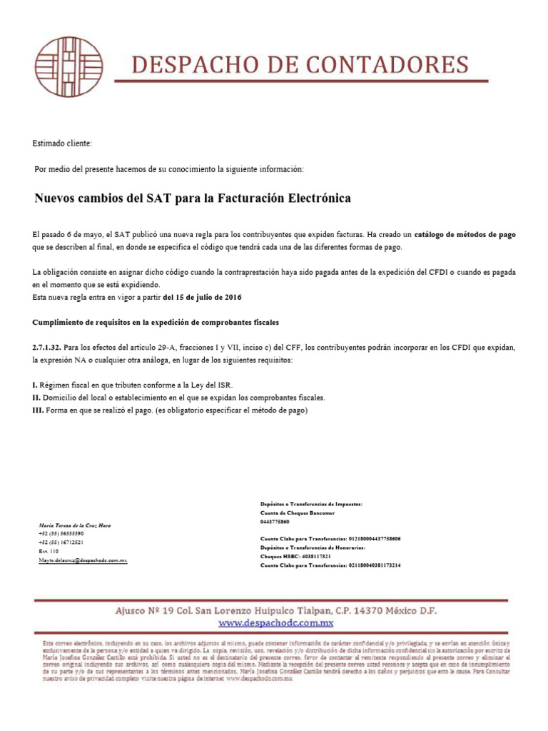 Estimado cliente | PDF | Cheque | Pagos