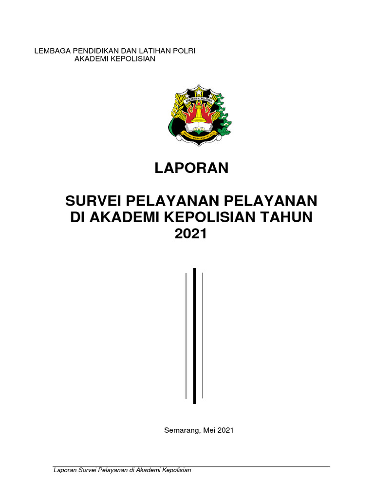 Hasil Laporan Survei Layanan Di Akpol | PDF