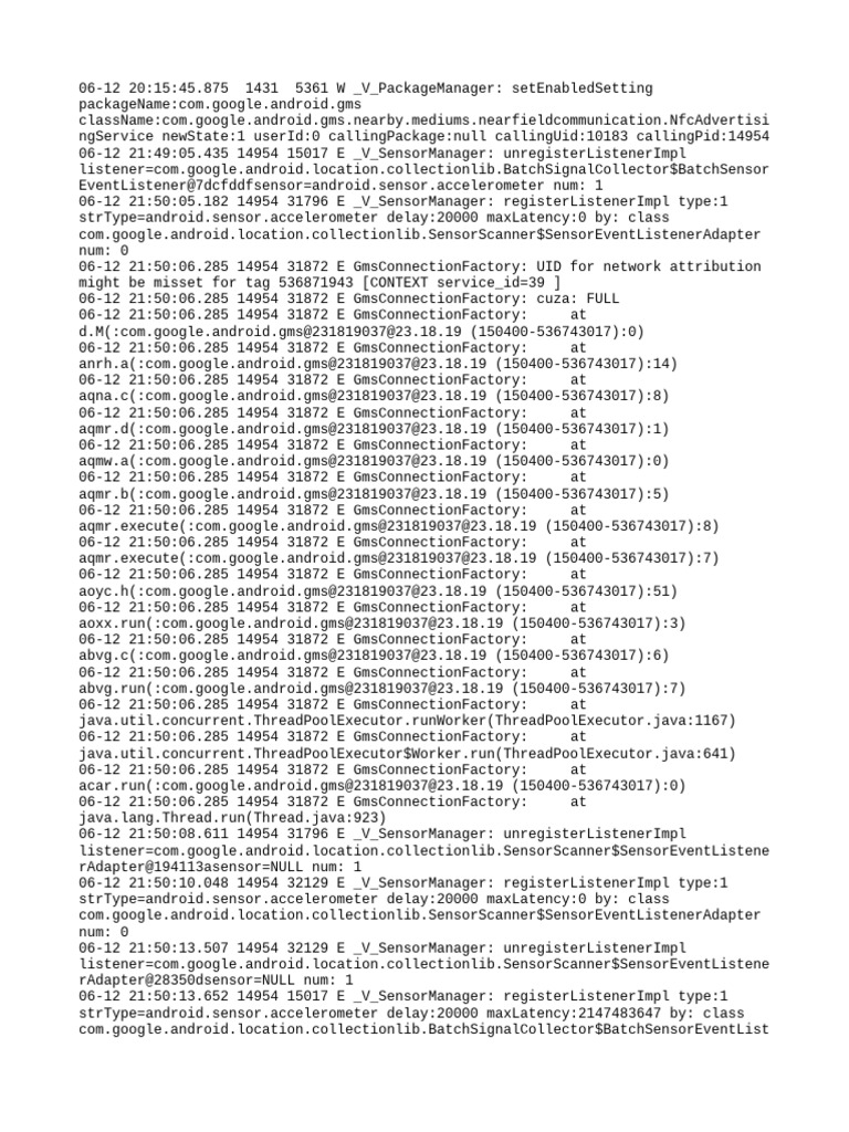 Log | PDF | Operating System Technology | Information Technology