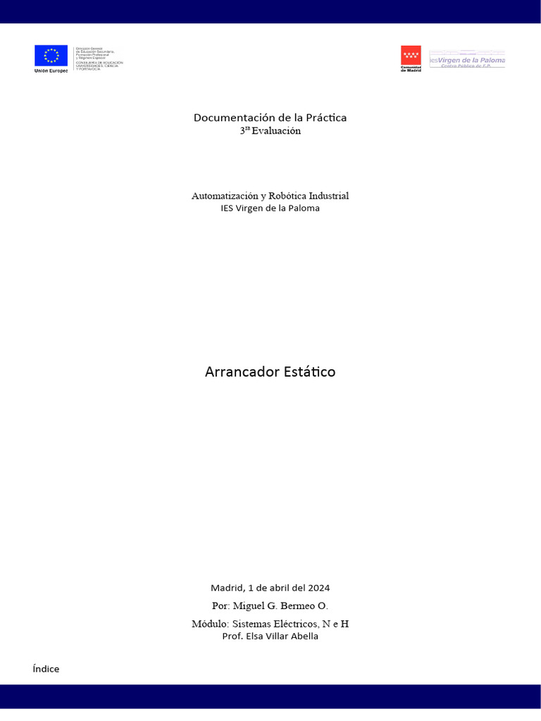 Documentación de La Práctica | PDF | Relé | Bienes manufacturados