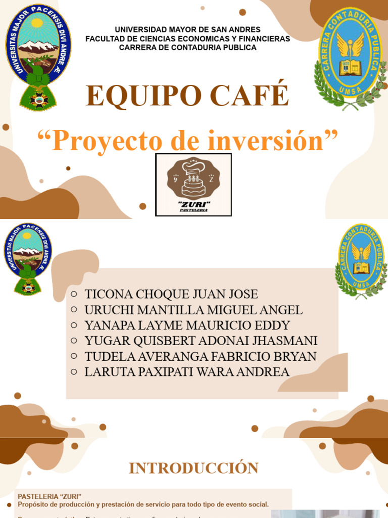Diapositivas Proyecto Equipo Cafe | PDF | Business | Marketing