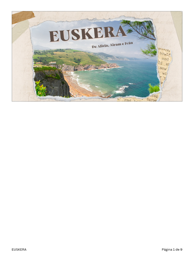 Euskera | PDF | Lingüística | Idiomas