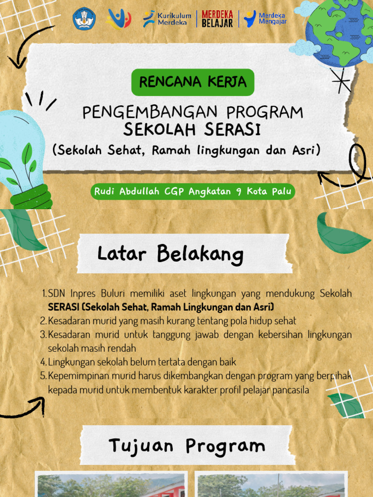 Program Pengembangan Sekolah CGP Angkatan 9 Kota Palu | PDF