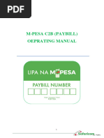 M-PESA Business Portal Detailed Guide | PDF | Login | Computing