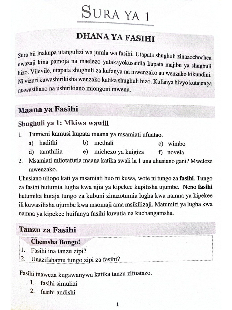 Mwongozo Wa Mshale Wa Matumaini-1 | PDF