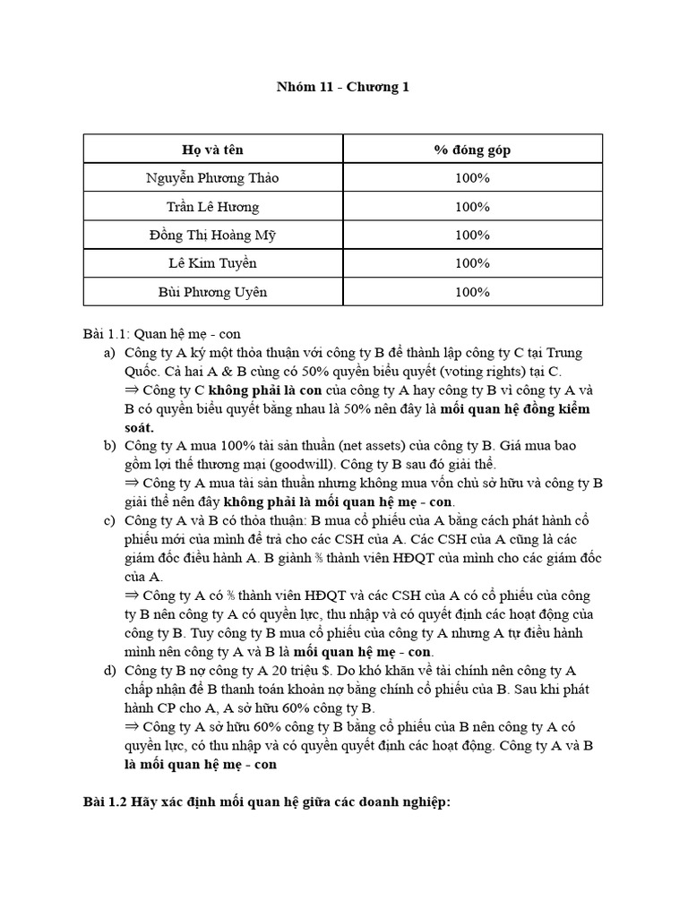 IFRS Cô Thanh - UEH | PDF