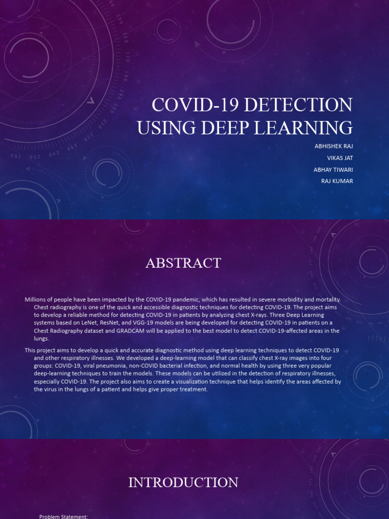 Presentation 1 | PDF | Deep Learning | Medical Diagnosis