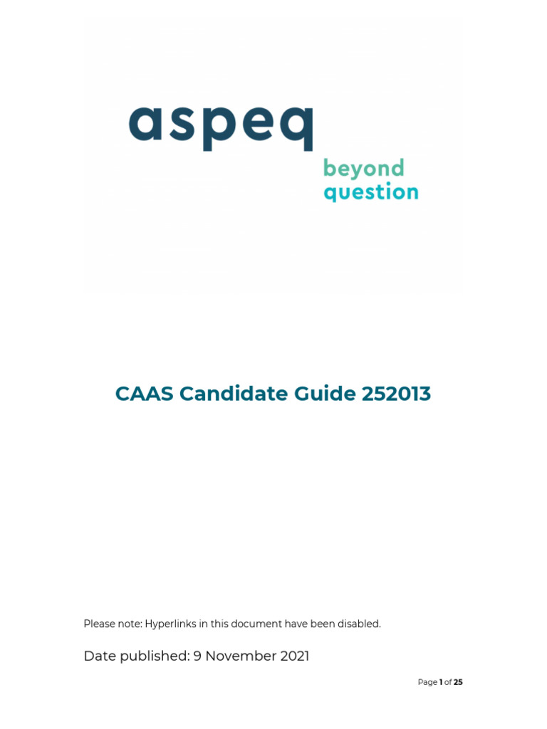 CAAS Site Guide | PDF | Credit Card