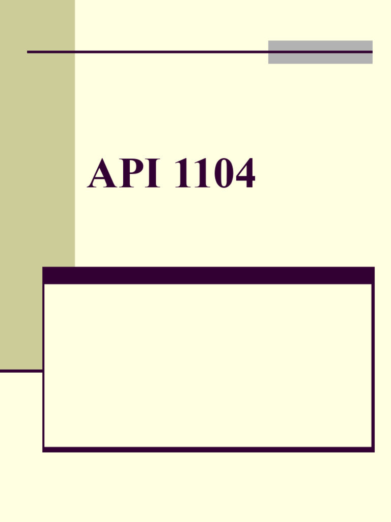 API 1104 السماحيات | PDF | Porosity | Joining