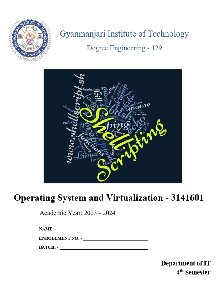 Osv Manual | PDF | Shell (Computing) | Computer Programming