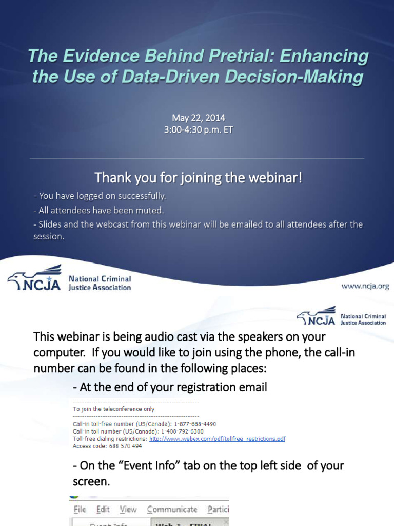 The Evidence Behind Pretrial Slides | Download Free PDF | Bail | Risk