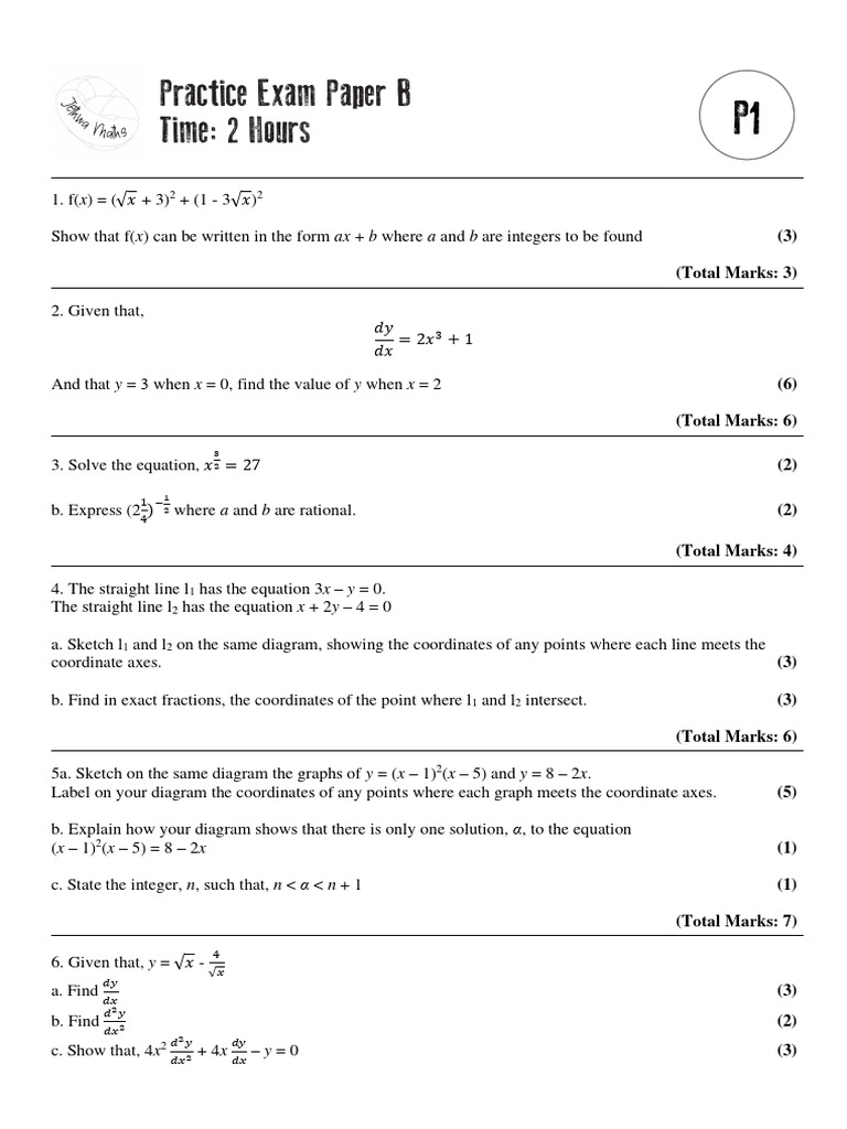 Advanced Math Exam Prep | PDF | Equations | Mathematical Analysis