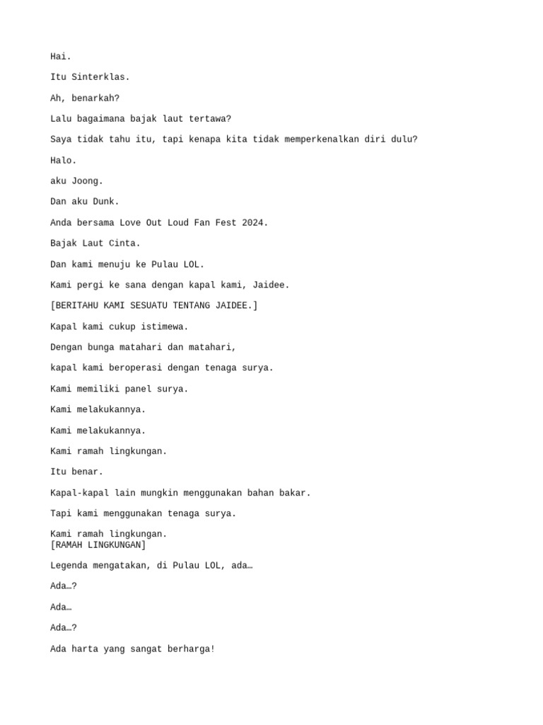 มาทำความรู้จักกับเรือ Jaidee ของกัปตัน จุง ดัง กันเถอะ Lolfanfest2024 Indonesia Sub Pdf