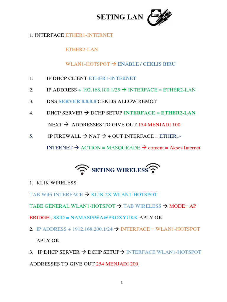 Langkah Langkah Ujikom | PDF | Ip Address | Firewall (Computing)