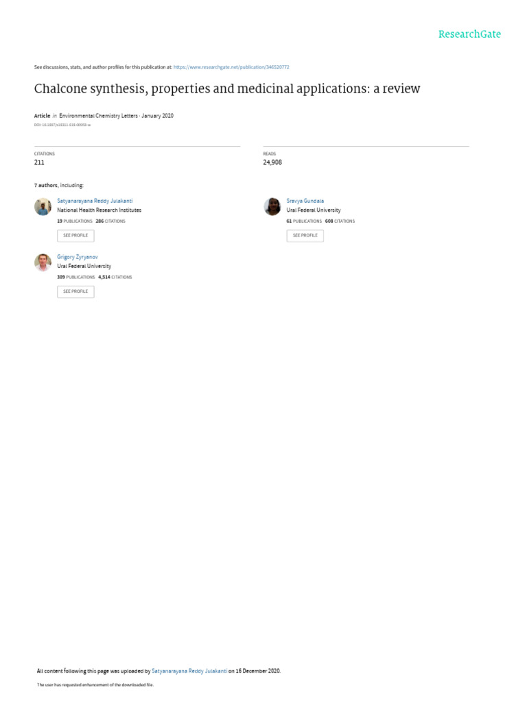 Environmental Chemistry Letters | PDF | Absorption Spectroscopy ...