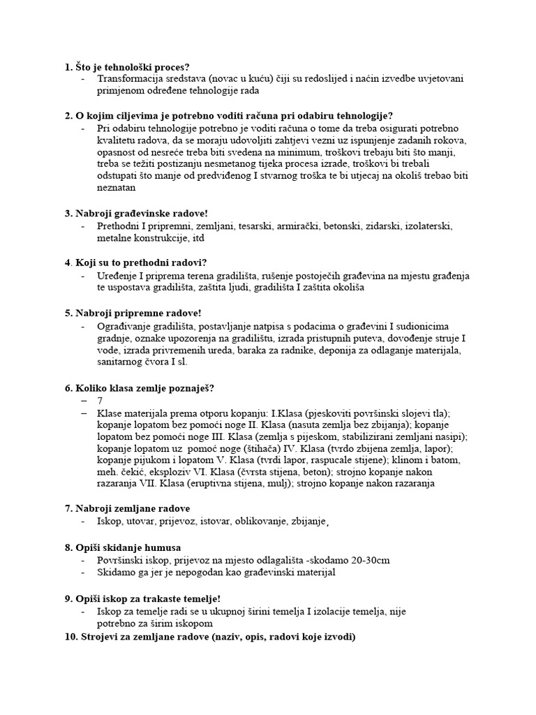 Organizacija Odg Na Pitanja | PDF