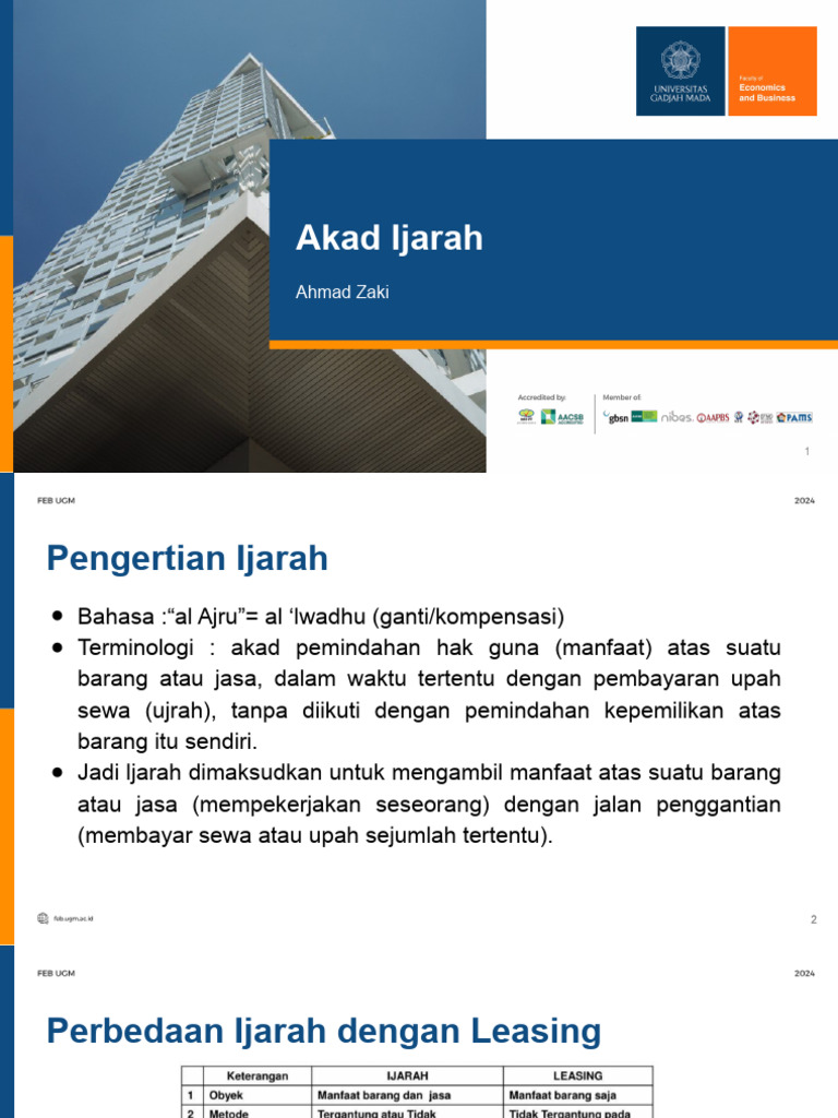 Panduan Lengkap Akad Ijarah Syariah | PDF