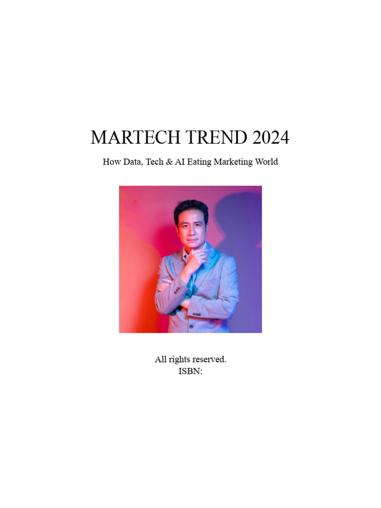 MarTech Trend 2024 Book | PDF | Search Engine Optimization | Customer Relationship Management
