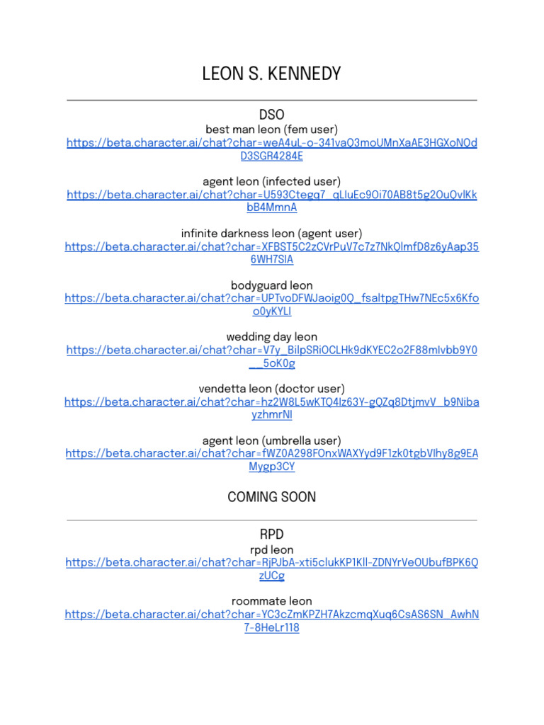 Leon S. Kennedy Bots | PDF | Computers