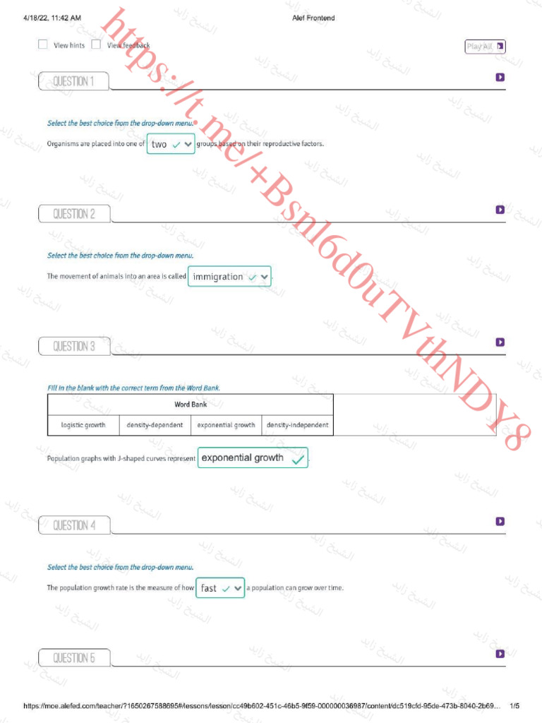 43. Population Dynamics Population Growth Models | PDF