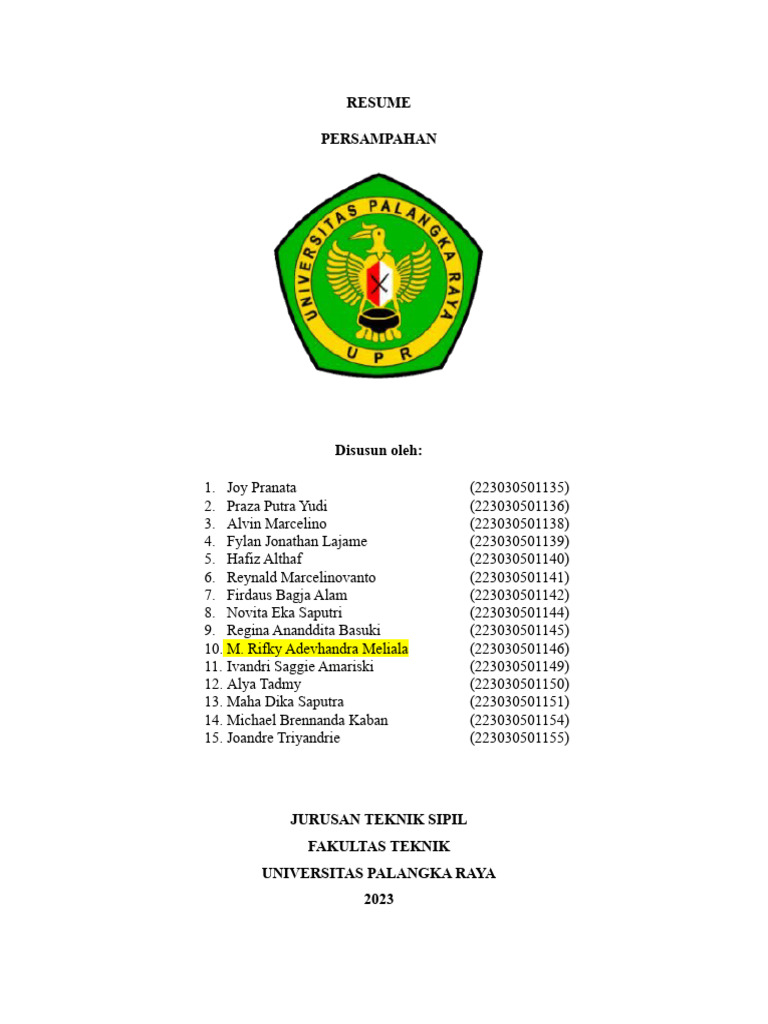 Resume Persampahan-1 | PDF | Ilmu Sosial