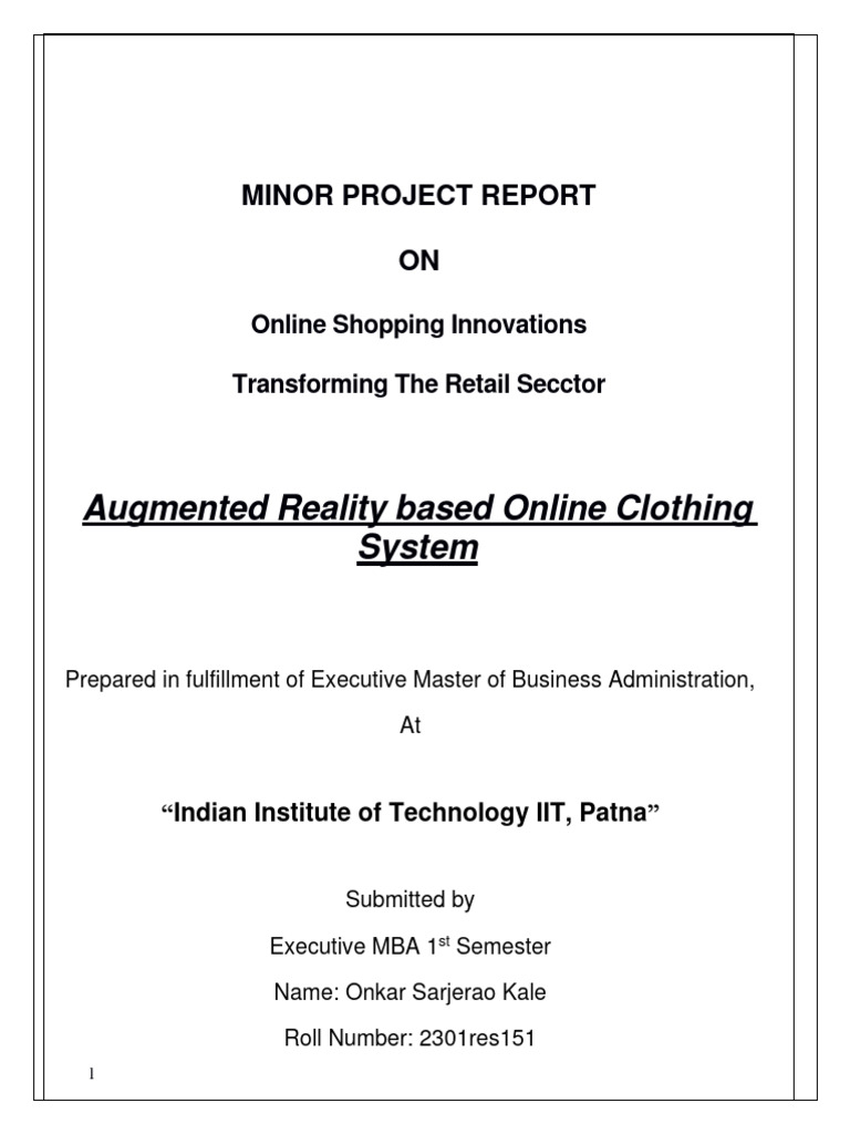 Mini Project 1 | PDF | Augmented Reality | Software Testing