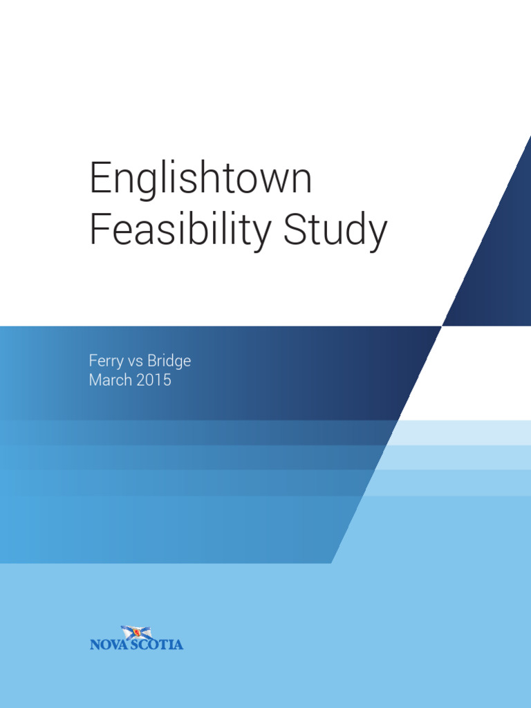 Englishtown_Ferry_Bridge_Replacement_Feasibility_Study | PDF | Ferry ...