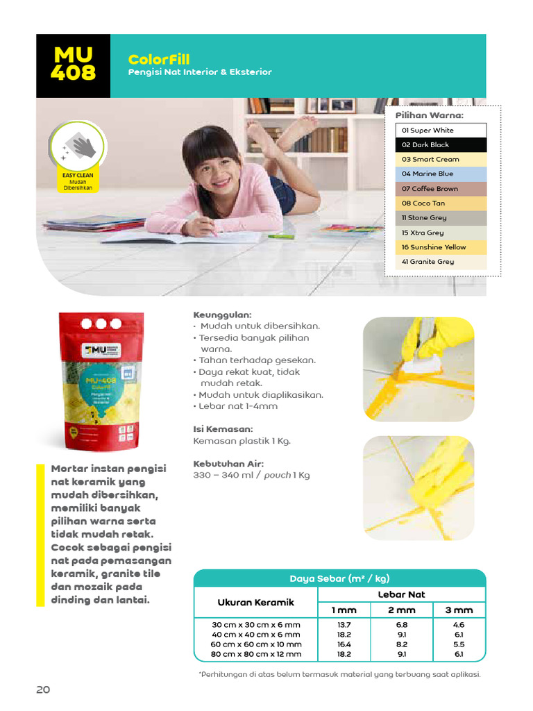 MU-408 ColorFill | PDF